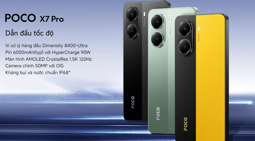 POCO X7 Pro Iron Man Edition Chip Dimensity 8400-Ultra