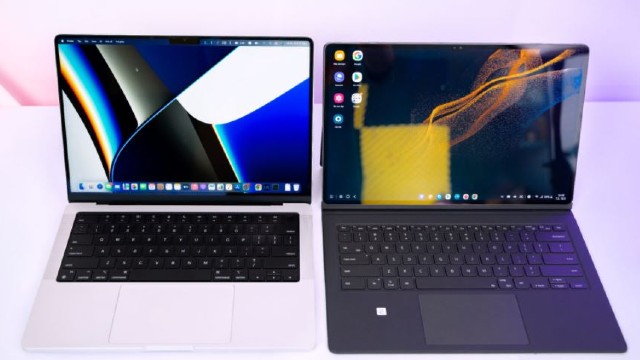 So sánh Galaxy Tab S8 Ultra vs MacBook Pro M1 14 inch 2021